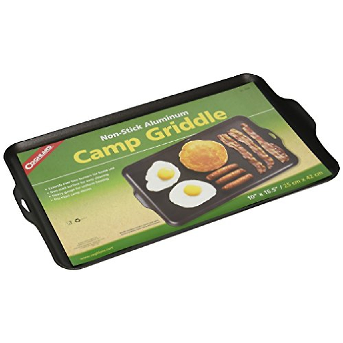 Coghlan's 7640 Non-Stick Two Burner Griddle, 16-1/2 Inches x 10 Inches