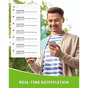RAINPOINT WiFi Automatic Watering System For Indoor Potted Plants, DIY Drip Irrigation Kit Remotely Control Auto/Manual/Delay Watering Mode via APP, Automatic Self-Watering Irrigation System with Pump