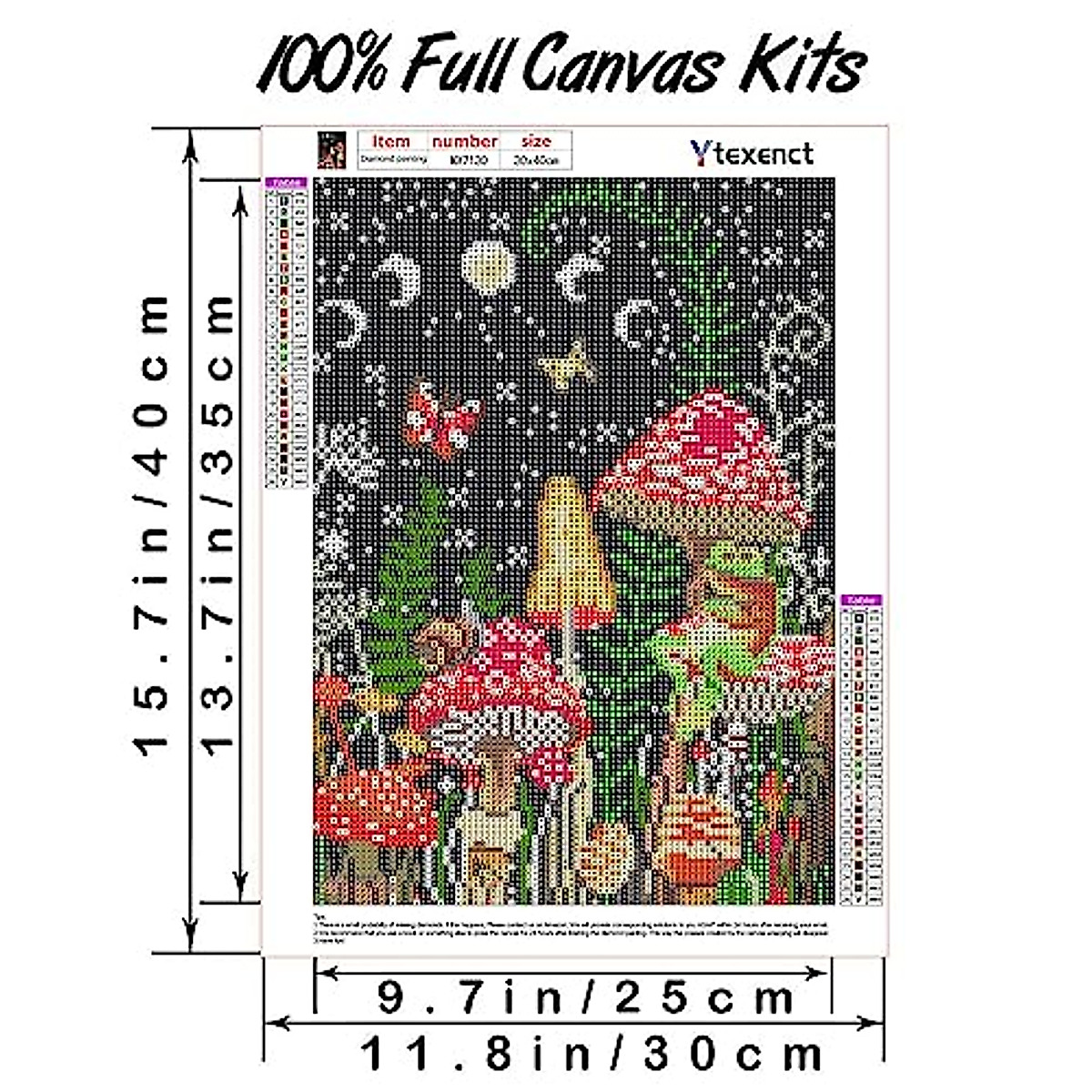 Ytexenct Diamond Painting Kits,Diamond Art Kit for Adults Full Drill Round,Paint by Diamond for Gift,Wall Decor