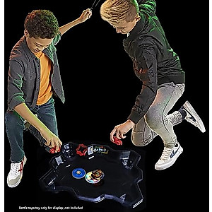 Aimoly Stadium Battle Arena for Beyblade Burst Battling Tops Game (Transparent)