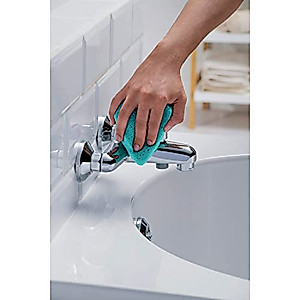 Scotch-Brite Swift Scrub Bath Cleaner Scrubbers, Soap Scum Remover for Cleaning Bathroom, Bathroom Scrubber Pads Safe for Tile, 6 Bathroom Cleaner Scrubbers