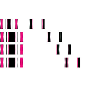 White Water Archery Laminated Pink Traditional 12 Crest Arrow Wraps 15 pk Choose Length Width (7, 1.4)