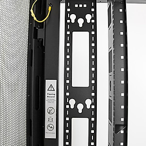 StarTech.com 4-Post 42U Server Rack Cabinet, 19" Data Rack Cabinet for IT Equipment Mount, Full Size Network Cabinet Storage