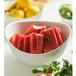 YHOSSEUN 3 Tier Serving Stand Tiered Oval Bowl Stand with 3 Oval Porcelain Serving Bowl Set with Collapsible Thicker Sturdier Metal Rack (Black)