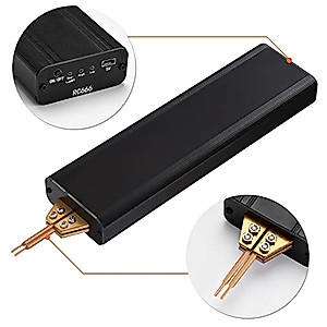 Aideepen Spot Welder,Portable Spot Welder Machine 5 Gears Adjustable Handheld Spot Welder 0.1~0.15mm Thickness Nickel Sheet Welder 5V 2A