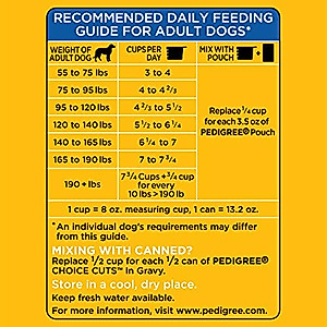 PEDIGREE Complete Nutrition Adult Dry Dog Food Roasted Chicken, Rice & Vegetable Flavor Dog Kibble, 46.8 lb.Bag