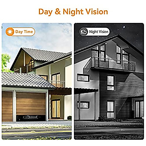 EKEN Smart Video Doorbell Camera Wireless with Chime Ringer, Smart AI Human Detection, 2.4G WiFi, 2-Way Audio, HD Live Image, Night Vision, Cloud Storage, Battery Powered, Indoor/Outdoor Surveillance