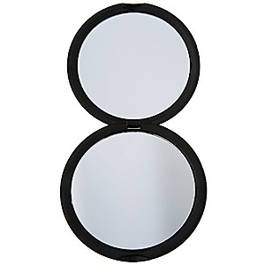 StudioZONE Best Compact Mirror - 10X Magnifying Makeup Mirror - Perfect for Purses - Travel - 2-Sided with 10X Magnifying Mirror and 1x Mirror - ClassZ Compact Mirror - 4 Inch Diameter