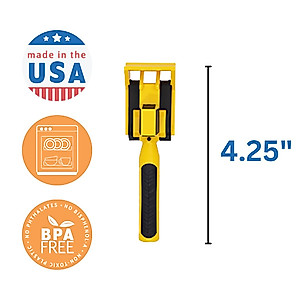 Constructive Eating Made in USA Set of 3 Construction Utensils for Toddlers, Infants, Babies and Kids - Made With Materials Tested for Safety