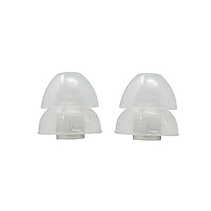 Etymotic Research Dual Flange Eartips for use with Etymotic Earphones - 3 Pairs Large (11mm Outer Width)