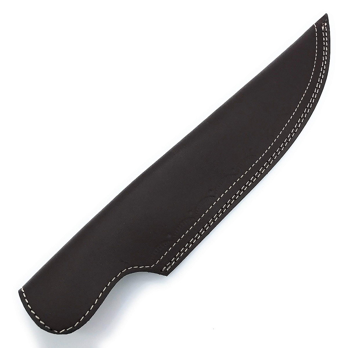 13" long custom handmade leather sheath for 8"—9" blade chef knife