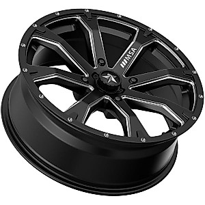 MSA Offroad Wheels MA42 15X7 4X110 S-BLK MILL 10MM - M42-05710