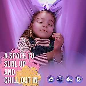 Sensory Swing Indoor Outdoor for Kids, Therapy Swing for Kids, Swing Hammock for Child & Adult with Autism, Sensory Joy Therapy Swing for Kids Joy Therapy Swing for Kids（Double Layer）