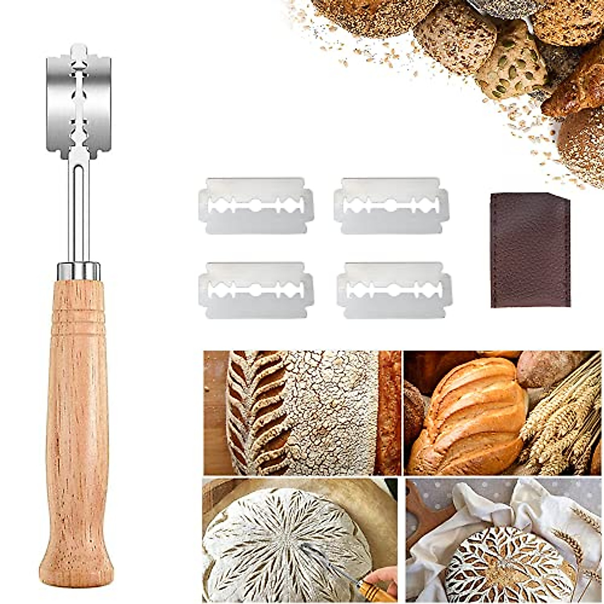 Bestbanne 2-Piece Sourdough Bread Proofing Basket Set, 11 Inch Oval & 9 Inch Round, Natural Rattan, Premium Quality