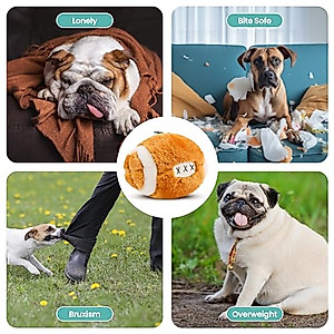 Ethical Plush Football Dog Toy, 4-1/2-Inch