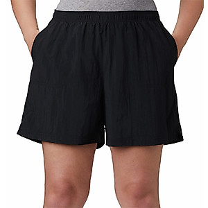 Columbia Women's Sandy River Short, Breathable, Sun Protection Shorts, black, Large x 3