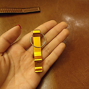 9 Packs of Keychain Beer Bottle Openers, CNYMANY Aluminum Claw Bar Soda Beverage Opener for Wedding Party Picnic Camping Travel