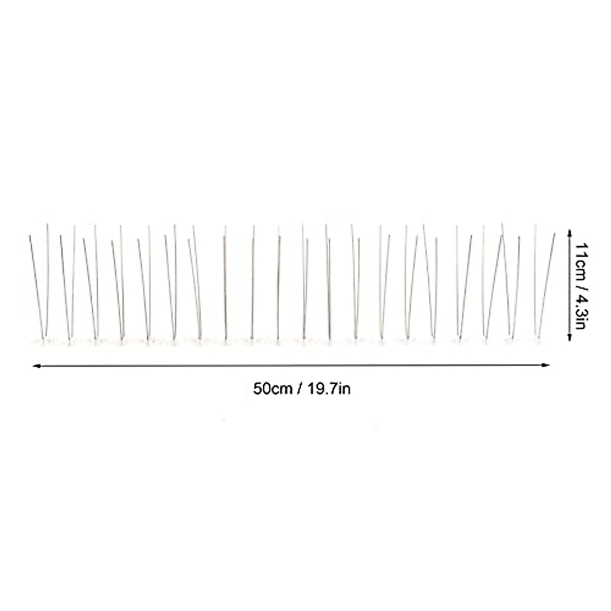 Uxsiya Bird Repellent, Bird Spikes Repel Large Parasitic Birds with Stainless Steel Tip for Garden