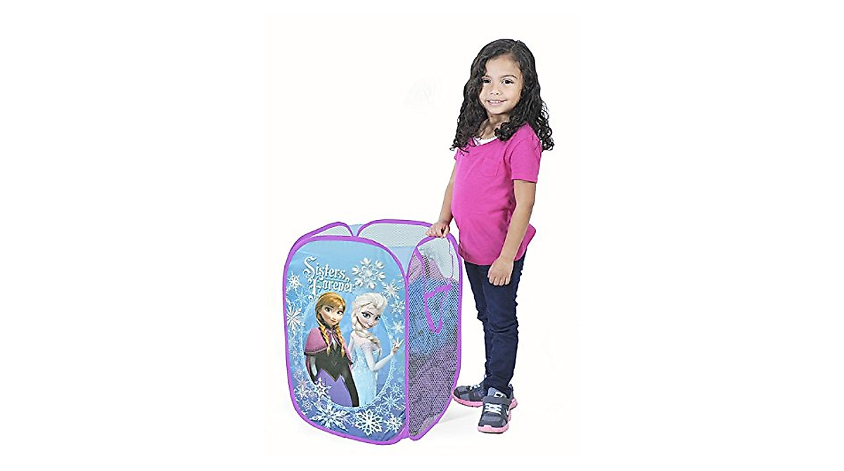 Frozen Sisters Foldable Pop-Up Hamper - Organize with Fun