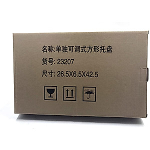 OUBO Adjustable White Pole Post Mounted Square Utility Access Shelf Tray US100 Holders Fit on Any Chair