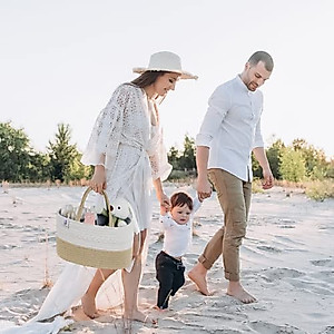 KiddyCare Baby Diaper Caddy Organizer Natural Regular Size