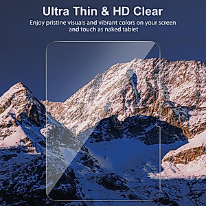 SPARIN Screen Protector Compatible with iPad 10th Generation 10.9 inch (2022 Models), 2 Pack 9H Hardness Tempered Glass for iPad 10 with Case Friendly, Anti-Scratch, Touch Sensitive