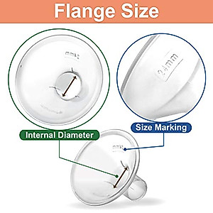 Maymom Breast Pump Kit Compatible with Medela Pump in Style Advanced Pump; 2xTwo-Piece 24mm Breastshield, 2 Valve, 4 Membrane, 2 Replacement Tubing; Replacement Part for Medela Shield, Medela Valve