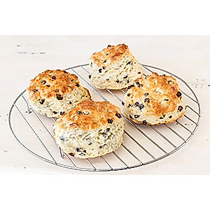 Mrs. Anderson's Baking Harold Imports 9-Inch Round Cake Rack, Silver