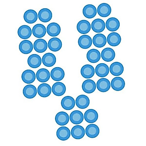 Mobestech 5sets Case Stethescope Nursing Stethethoscope Stethascope Case Protective Cover Head Protective Cover Blue 8pcs*5