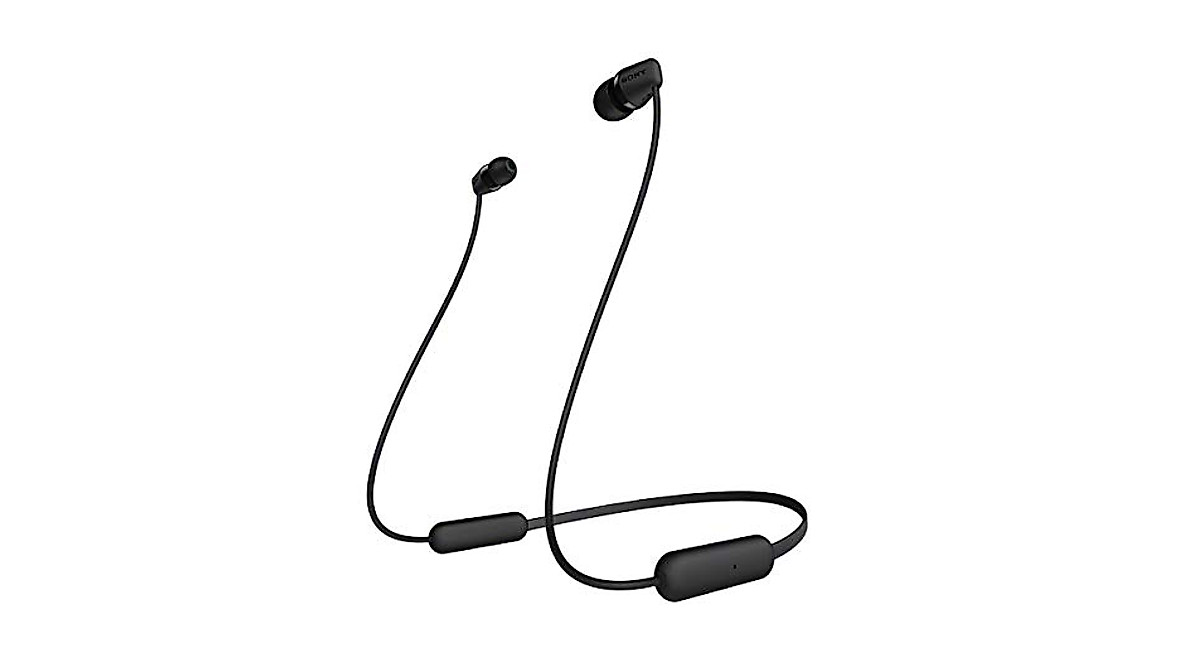 Sony WI-C200 Wireless Bluetooth Headphones - Black | Clear Sound