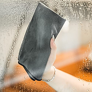 SGCB Microfiber Glass Cleaning Cloth Multi-Purpose Microfiber Towel, Streak Free, Link Free Quickly Cleaning Towel for Car Wash, Glass, Kitchens, Windows