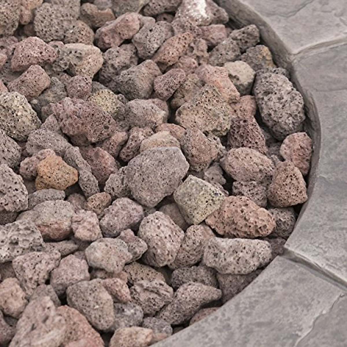 Christopher Knight Home Angeles Outdoor Circular Fire Pit - 40,000 BTU, Grey