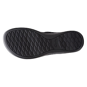 Clarks Women's Arla Kaylie Flip-Flop, Black, 5