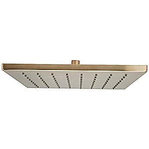 Delta Faucet 52159-CZ Single-Setting Metal Raincan Shower Head, 1.75 GPM Water Flow, Champagne Bronze