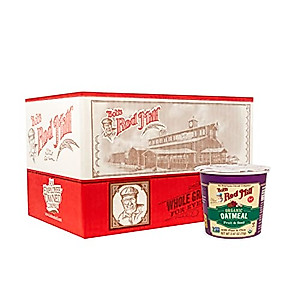 Bob's Red Mill Organic Gluten Free Oatmeal Cup, Fruit & Seed (Pack of 12)