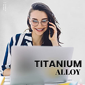 livho Blue Light Blocking Glasses, Retro Round Fake Eyeglasses Frames Anti UV Ray Filter Computer Gaming Glasses Women Men (Silver Black Frame,Transparent lens)