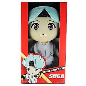 TinyTAN BTS MIC Drop 11.8" Plush Doll SUGA - Official Licensed BTS Merchandise - BTS Plushies, BTS Merch, Kpop Merch, BTS Kpop (SUGA)