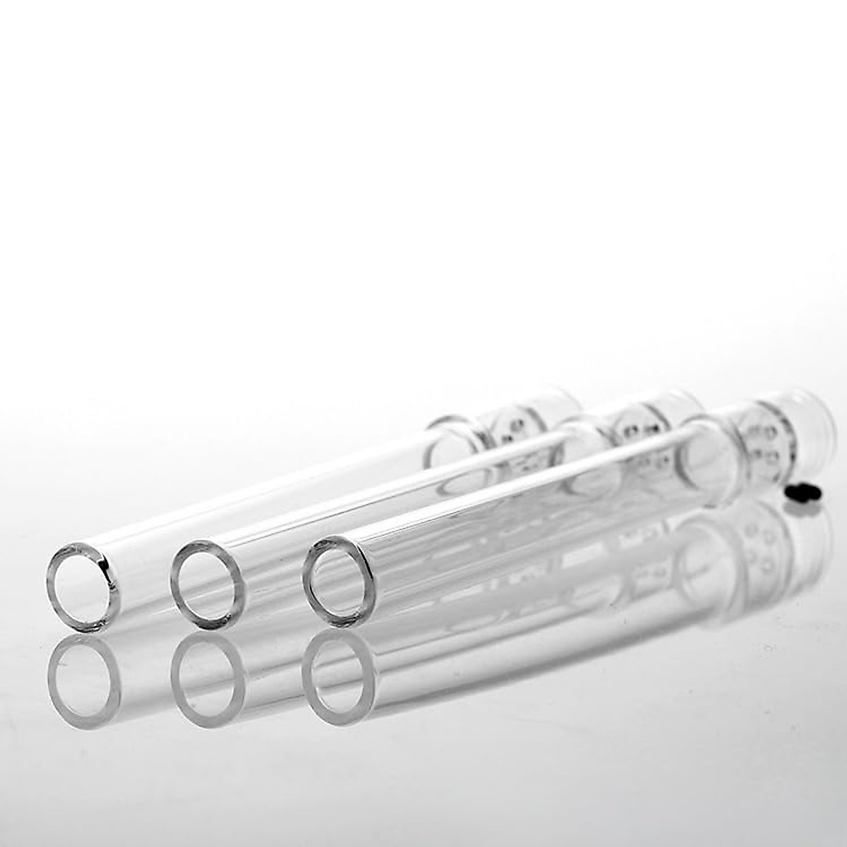 Solo Glass Tube Stem (110mm Straight) Steam Chemistry Air Drying Tube, 3-Pack
