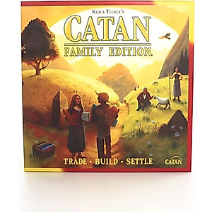 CATAN Family Edition Board Game - Embark on a Quest for Settlement! Strategy Game for Kids & Adults, Ages 10+, 3-4 Players, 60 Minute Playtime, Made by CATAN Studio