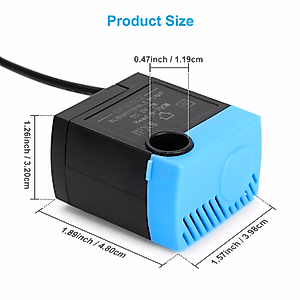 SanKlev SP-400LV Cat Water Fountain Pump,USB Replacement Pump for Pet Drinking Fountains Compatible with Ceramic, Butterfly,Seaside and Multi-Tier Pet Fountains(No AC Adapter)