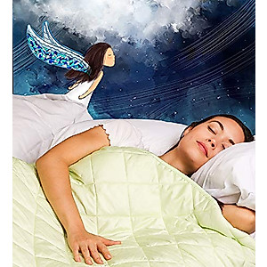 Simple Being Weighted Blanket, Patented 9 Layer Design, 60x80 20lb, Seafoam Green