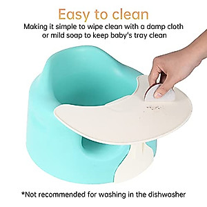 Seat Tray, Compatible with Bumbo Seat, Tray Accessory Provides A Place to Hold Toys or Snacks, Easy to Install and Remove, Bumbo Seat Accessory for Baby Boy Girl - White