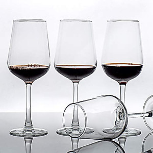 CZUMJJ Wine Glasses Set of 8, 11 Ounce Red White Wine Glassware for Wedding, Party, Dishwasher Safe