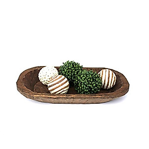 Southern With Grace Thick Wooden Bread Bowl