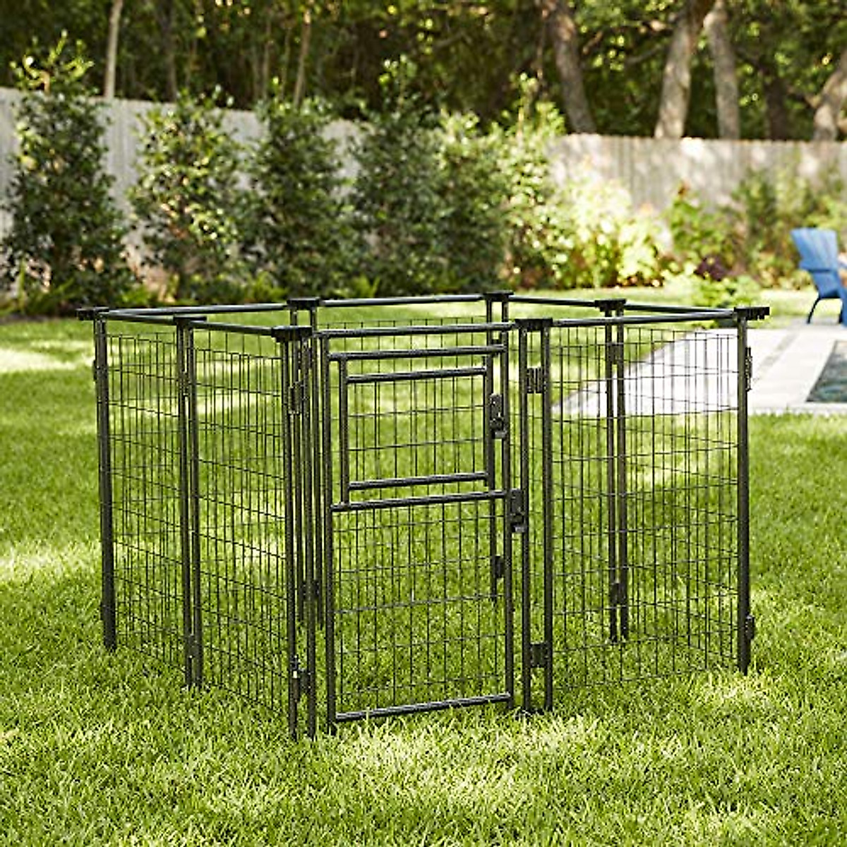 TWO by TWO Haven Expandable Kennel, Black, Medium