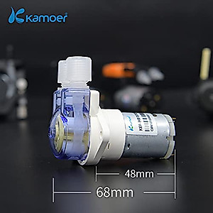 Micro peristaltic pump 12V DC Kamoer KEF low flow liquid dosing pump DIY for lab analytic 3mm ID×5mm OD 85ml/min