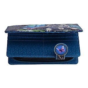 Nemesis Now Lisa Parker Fairy Stories Embossed Purse 18.5cm, PU, Multi Coloured, Lisa Parker Merchandise, 3D Effect Detailing, Large Cash and Cards Compartments