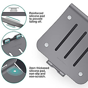 Bestand Laptop Stand - Aluminum Cooling Computer Stand & Holder for Apple MacBook Air, MacBook Pro, All Notebooks, Grey (Patented)