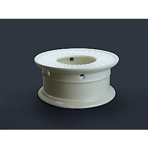 Sun's Tea Universal Ceramic Teapot Warmer | Tea Warmer - Round (Size - 4.25 in / 11 cm Diameter) - Candle Never Flames Out