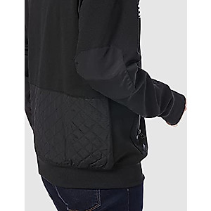Volcom Men's Let It Storm Crew Riding Snowboard Fleece Sweatshirt, Black S3, Medium